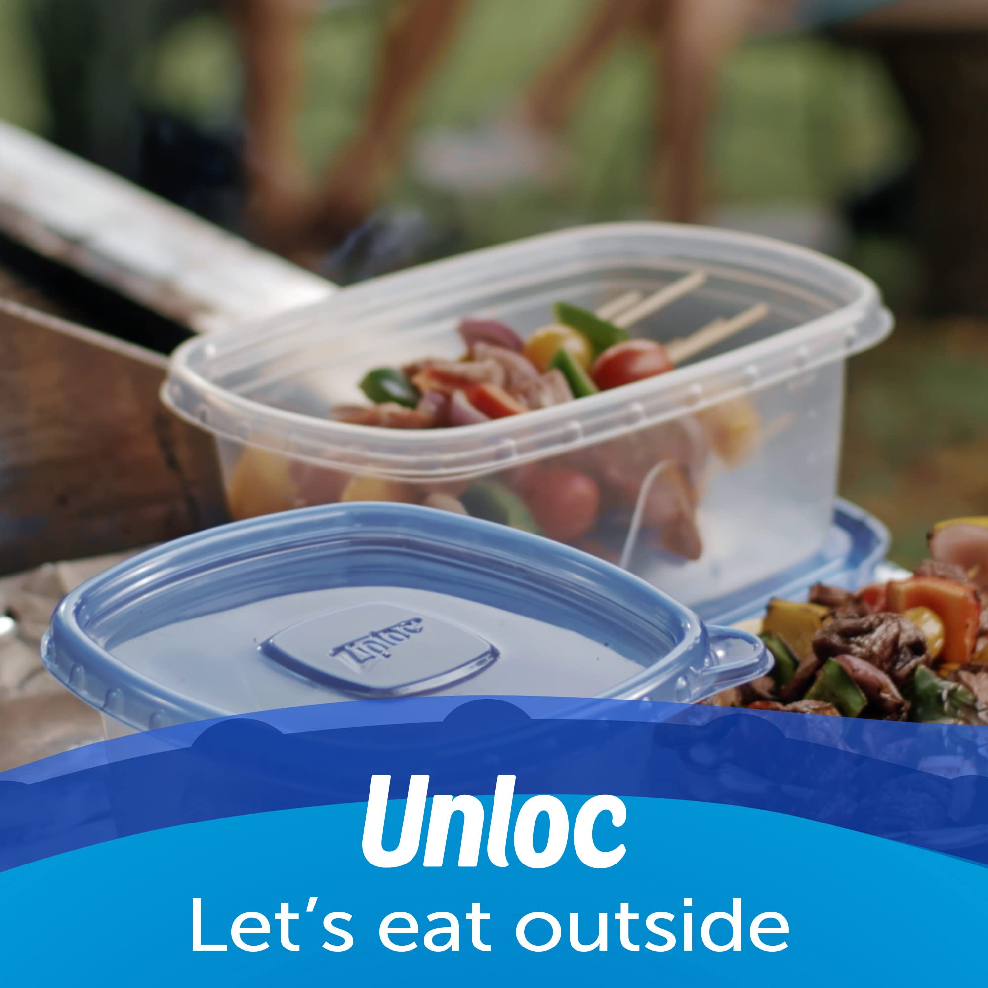 Ziploc Food Storage Meal Prep Containers Reusable for Kitchen Organization, Smart Snap Technology, Dishwasher Safe, Square, 4 Count (Pack of 2)