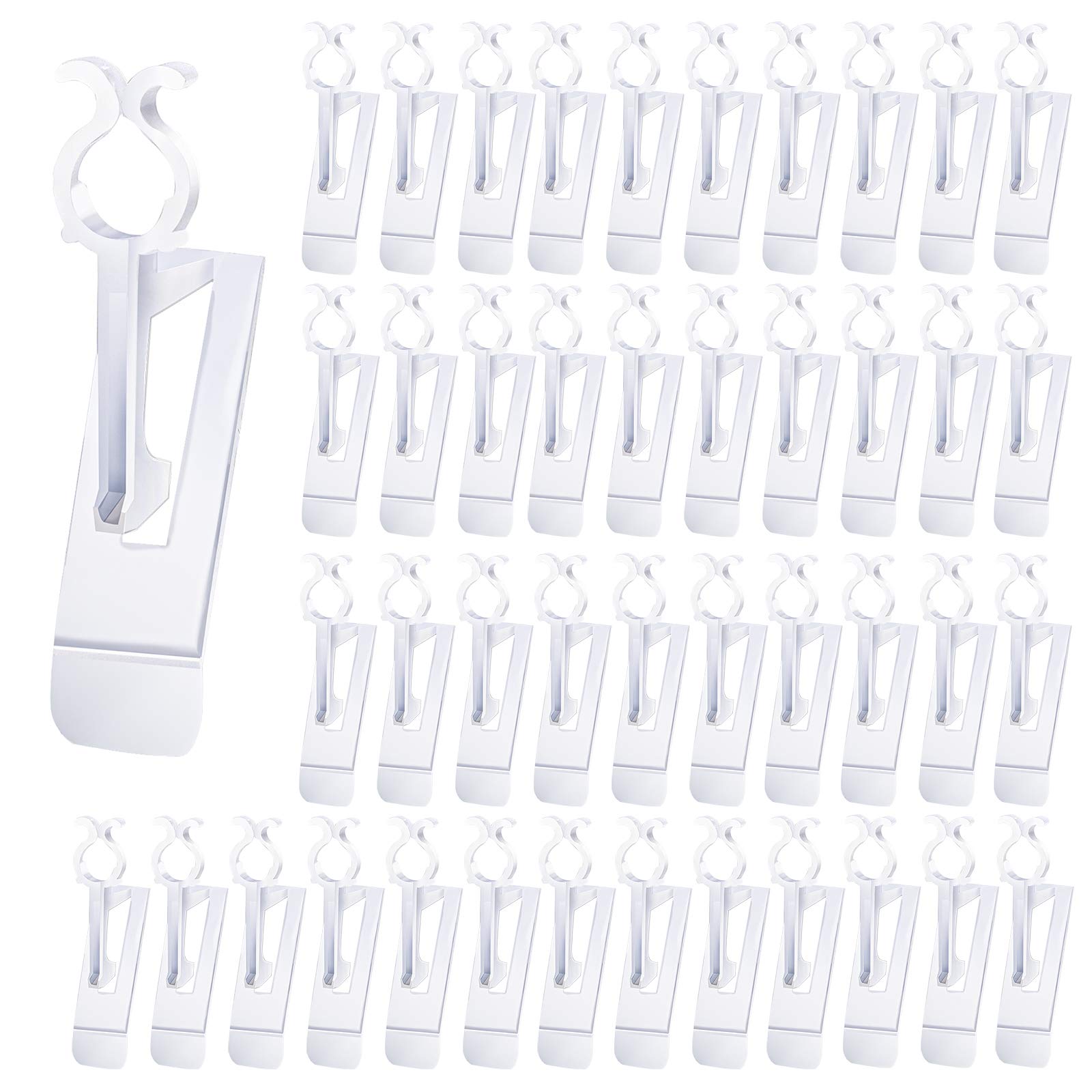URATOT 150 Pieces Christmas Light Clip Universal Gutter and Shingle Clip for C7, C9 and Mini Lights