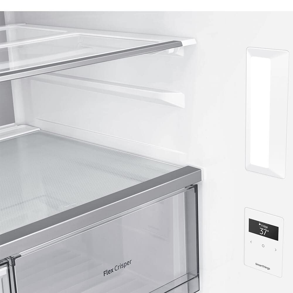 Samsung - RF29A9071SR - 29 cu. ft. Smart 4-Door Flex™ refrigerator featuring Family HubTM with Beverage Center and Dual Ice Maker with Ice Bites in Stainless Steel