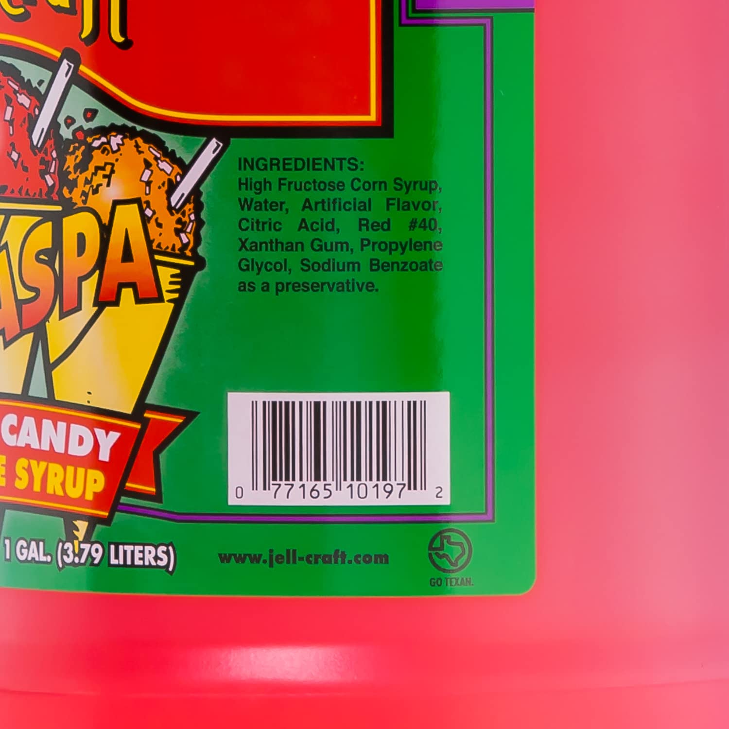 Snow Cone Syrup Shaved Ice - Cotton Candy Flavor,coffee, icee slushie, soda, flavored syrups for drinks 1 Gallon Jug 15680-Cotton Candy-NPF