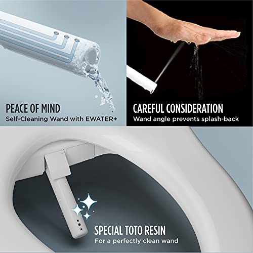 TOTO SW3073#01 WASHLET C2 Round Electronic Bidet Toilet Seat, Cotton White