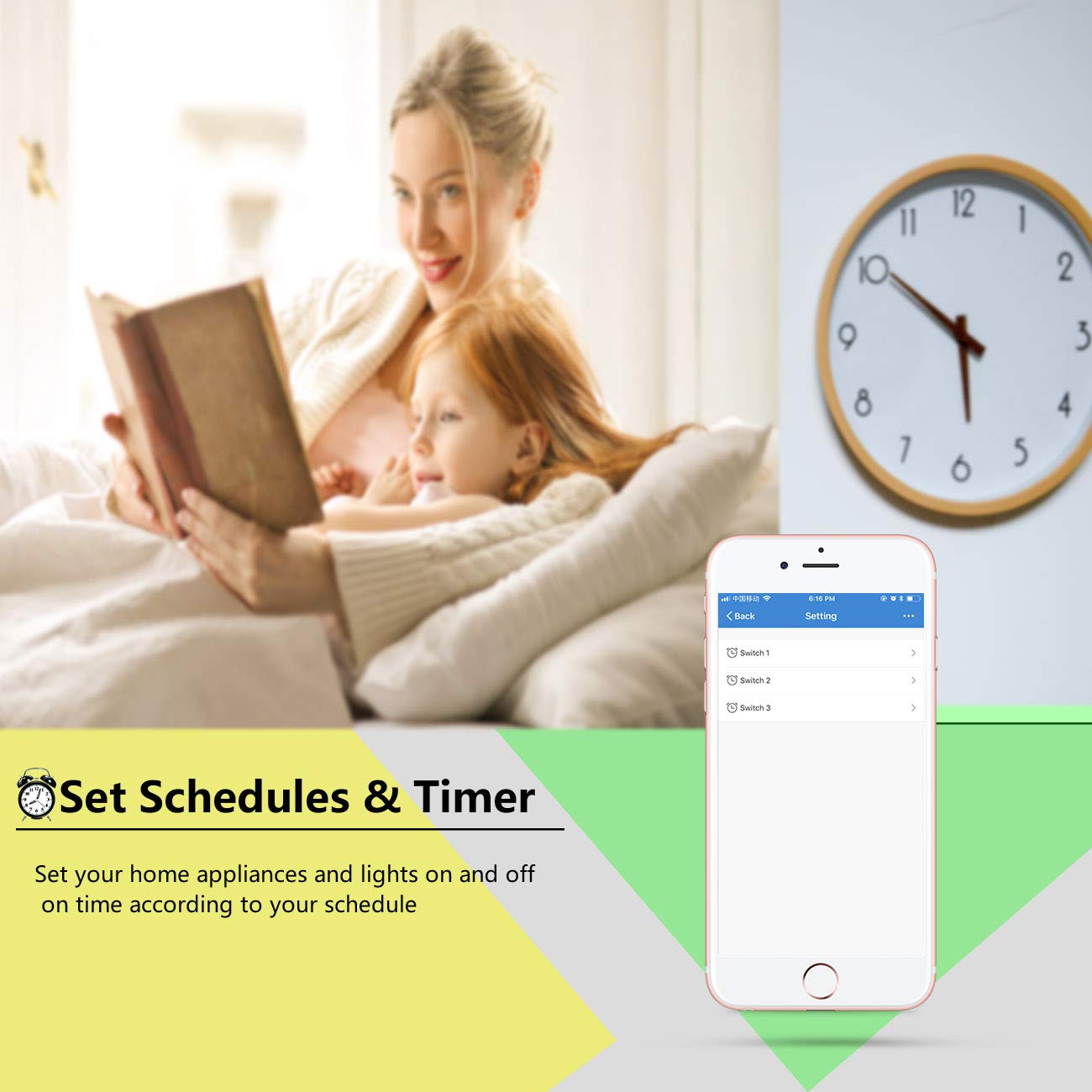 Smart Light Switch&Alexa Smart Double Switch&WIFI Light Switch With Timer and Remote Control,Compatible with Alexa, Google home and IFTTT, No Hub required, ETL and FCC listed. (2gang)