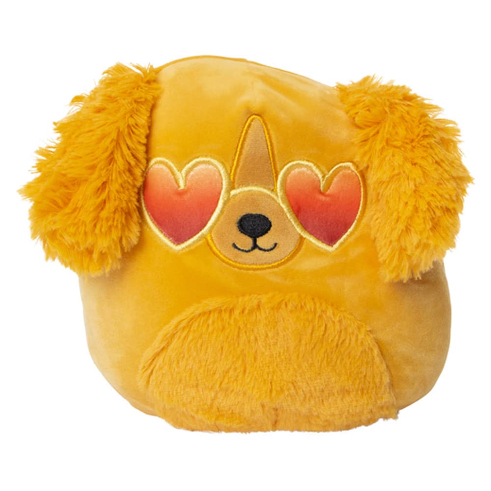 Squishmallows Kellytoy 2022 7'' Winter Squad Golden Retriever, Yellow
