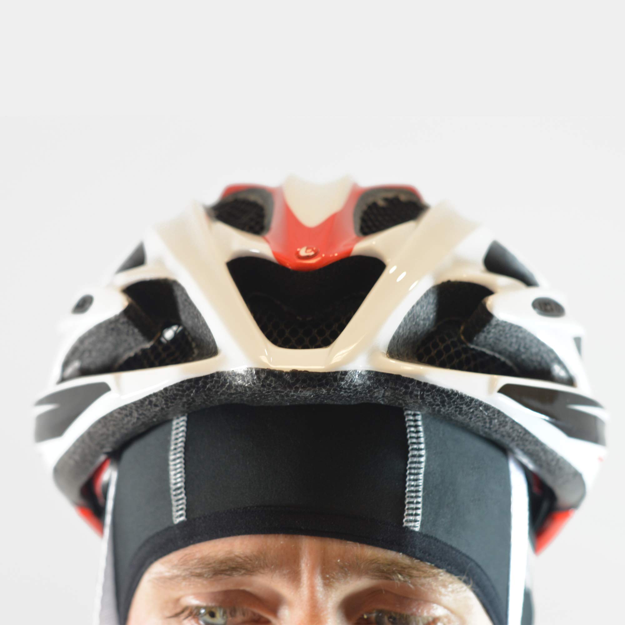 VeloChampion Windproof Fleece Lined Thermo-Tech Under Helmet Skull Cap Sports Beanie– Ideal Cycling Liner, Running Hat Black