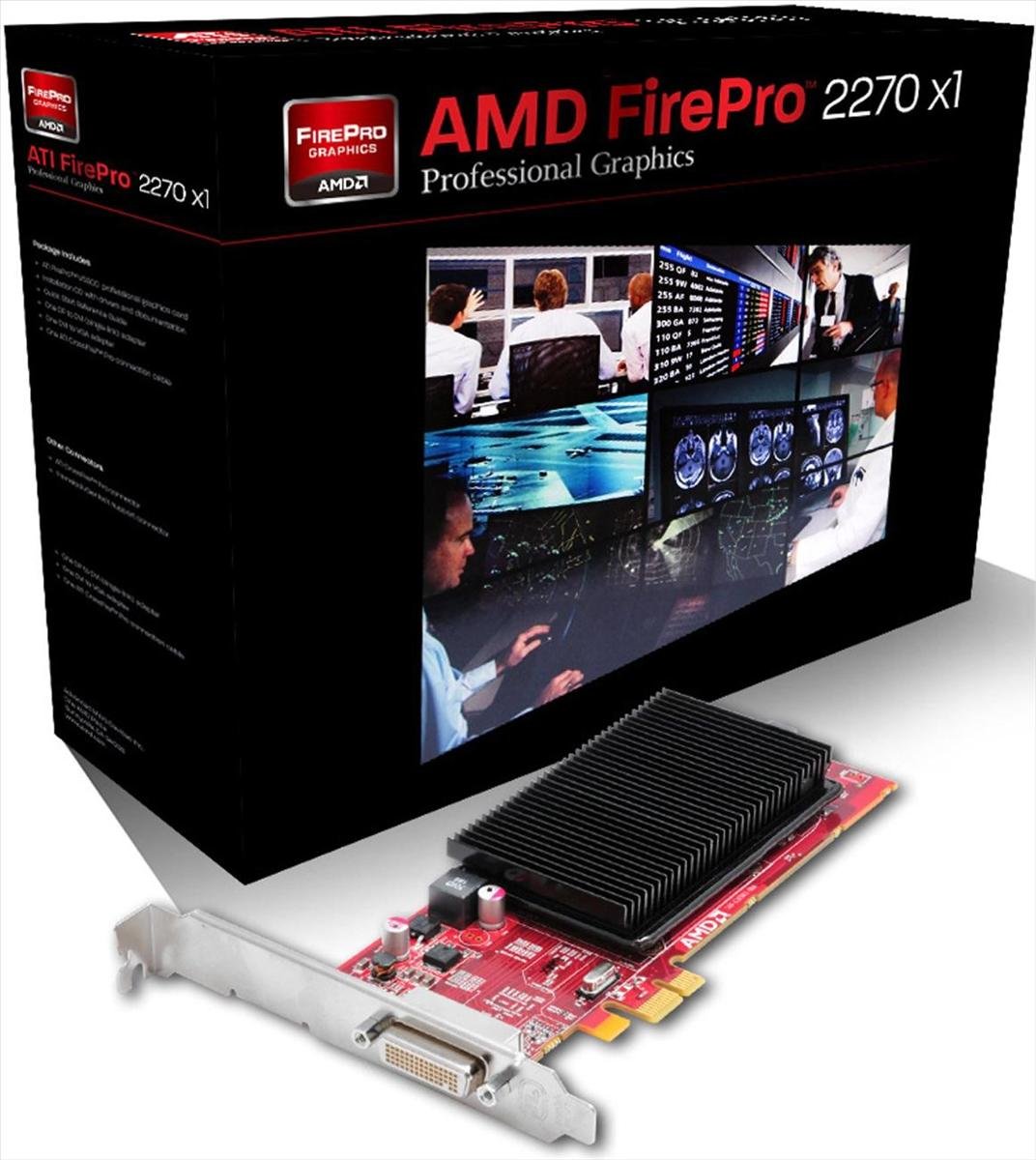 Sapphire Amd Firepro 2270 512mb Ddr3 Pci-ex1 dms-59 lp incl