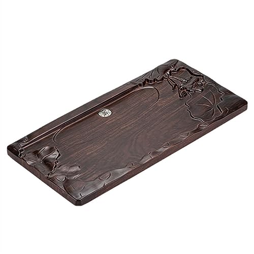 WFHTU Tea Tray Solid Wood Household Whole Flat Plate Drainage Sea Kung Fu Set Table Dry Bubble