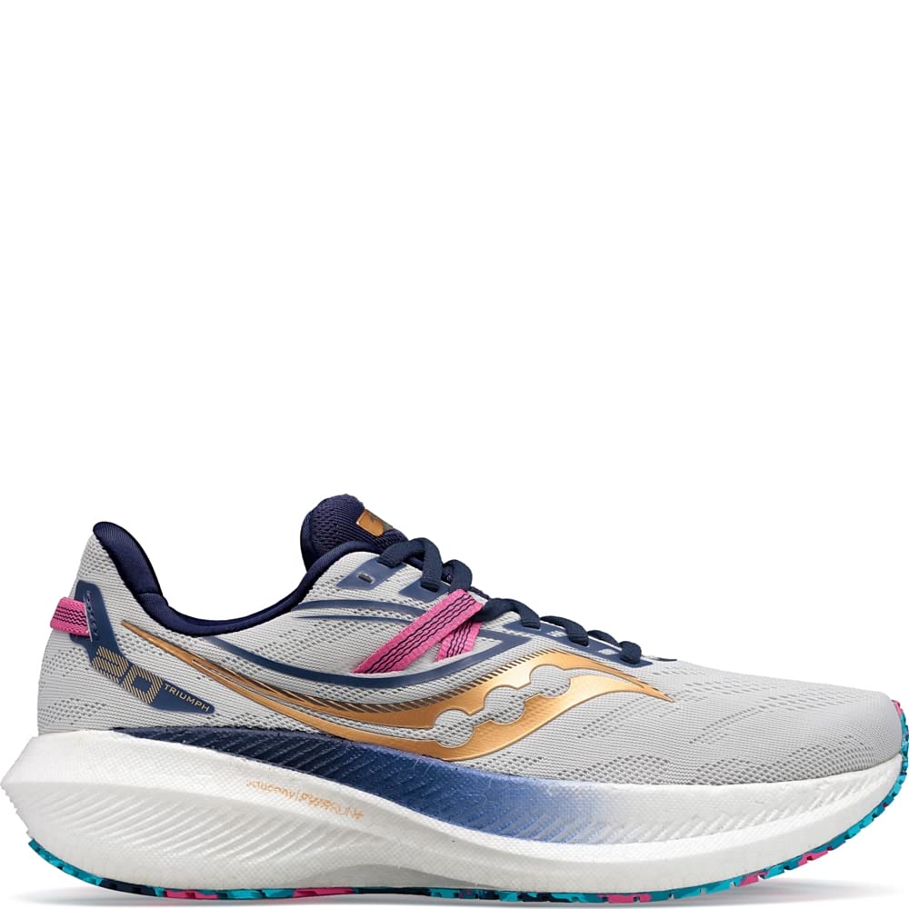 Saucony womens Triumph 20 Running Shoe, Prospect Glass, 7.5 US