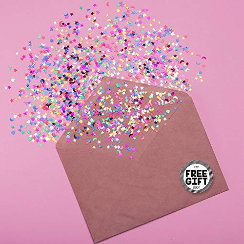 Thank You Customer Appreciation Sticker Labels for Small Businesses, 60 1.5" Circle Stickers by AmandaCreation, Great for Mailing Envelopes, Postcards, Direct Mail, & More!