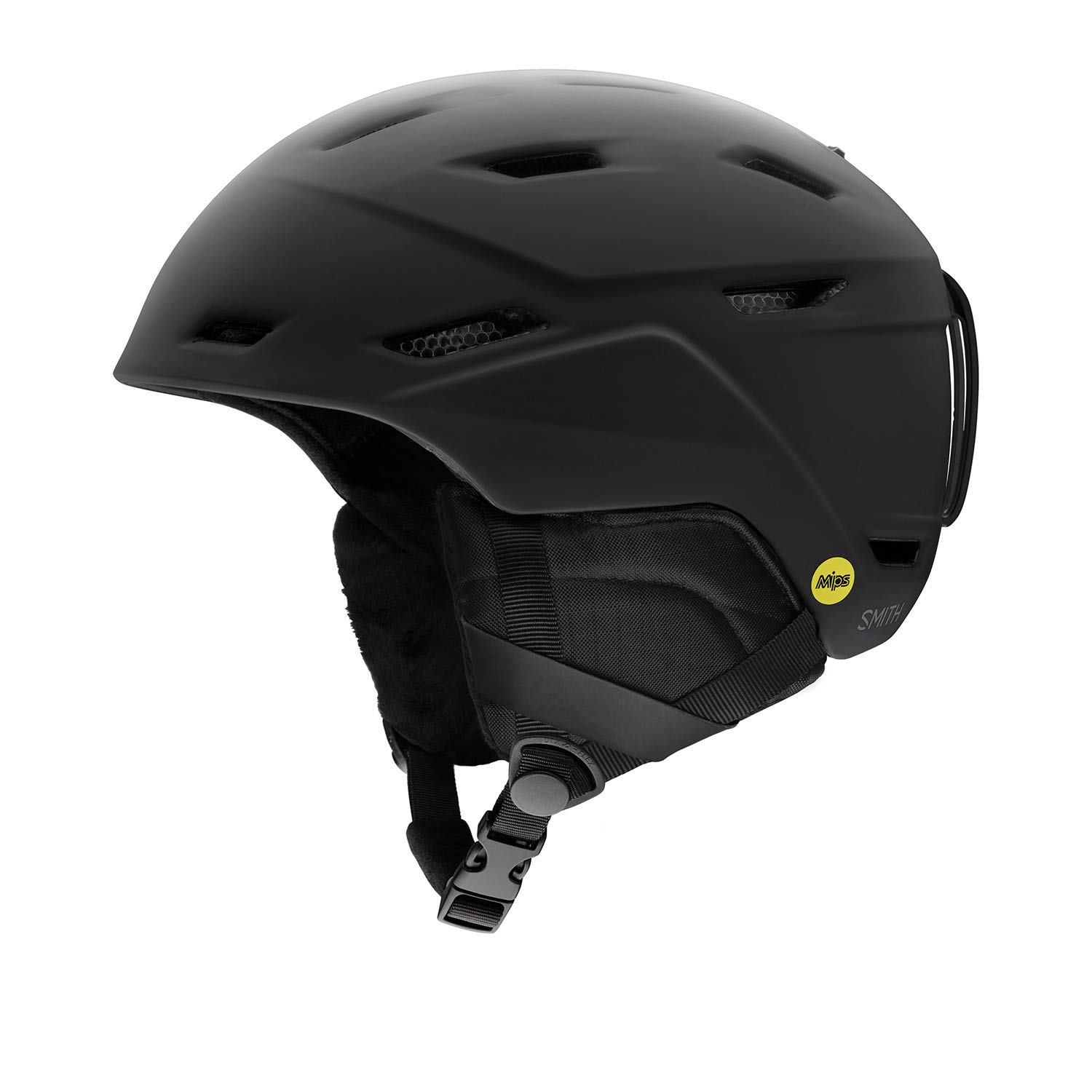 Smith Optics Prospect Jr. MIPS Youth Snowboarding Helmets (Matte Black, Youth Small/Youth Medium)
