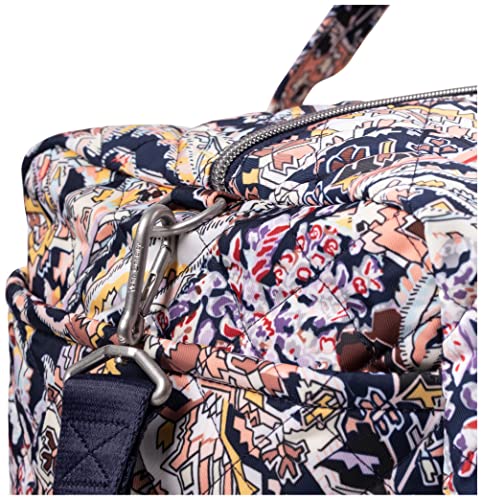 Vera Bradley Women's Performance Twill Large Travel Duffle Bag, Tangier Paisley, One Size
