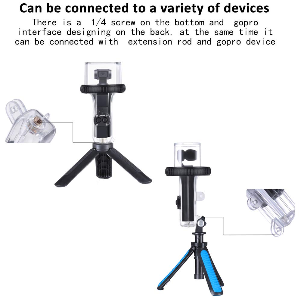 ULANZI OP-10 60 Meters Waterproof Case Underwater Housing Compatible for DJI OSMO Pocket Gimbal