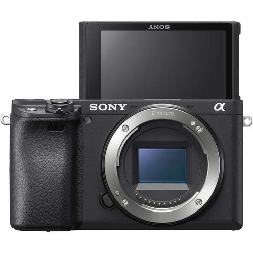 Sony Alpha a6400 Mirrorless Digital Camera (Body Only) with 650-1300mm Telephoto Zoom Lens + 2X 64GB Memory Card, Microphone, Portable Tripod, Gadget Bag & More