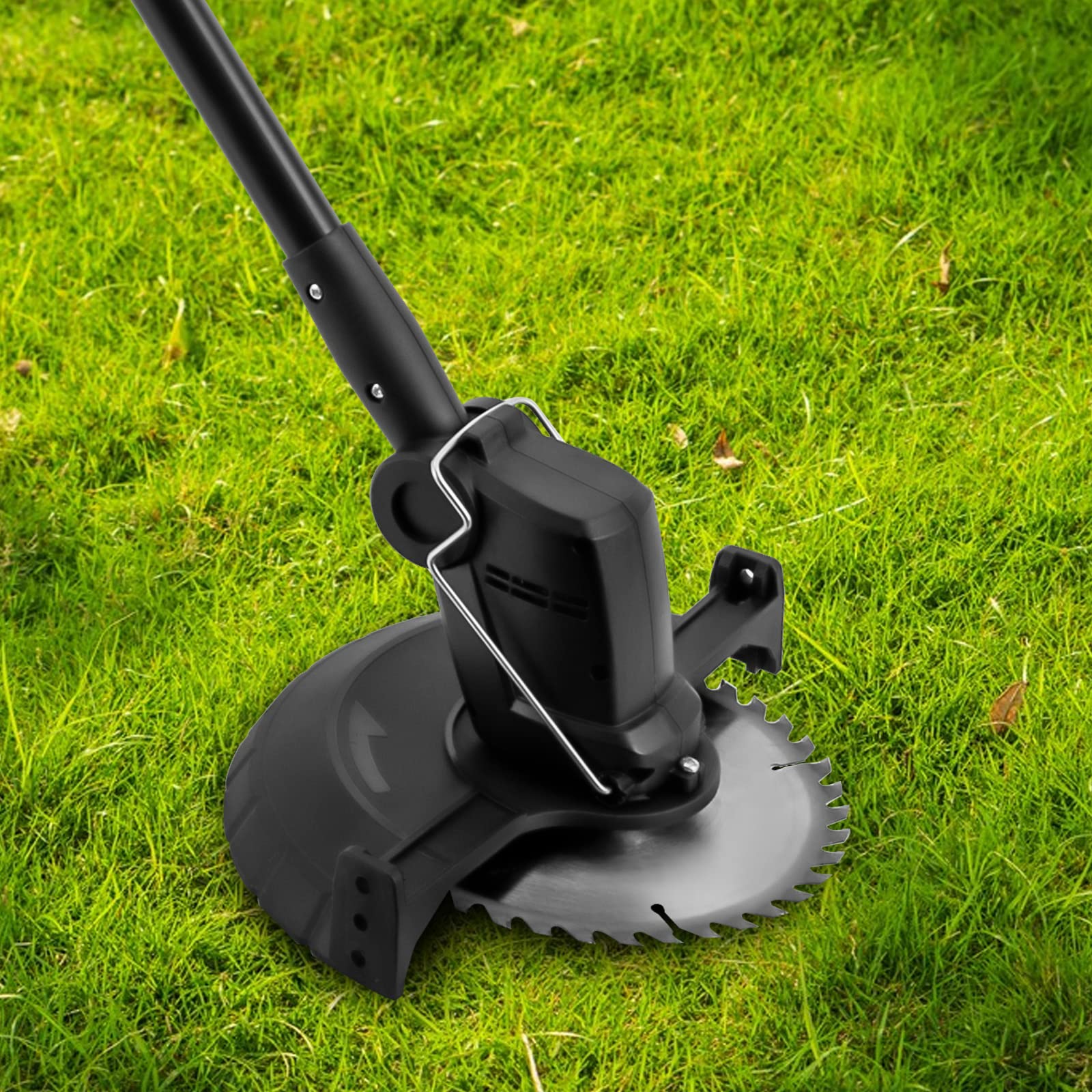 String Trimmer and Lawn Edger Grass Trimmer with Adjustable Head and Handle Cordless Trimmer Kit with a Brushless Motor Tool Only