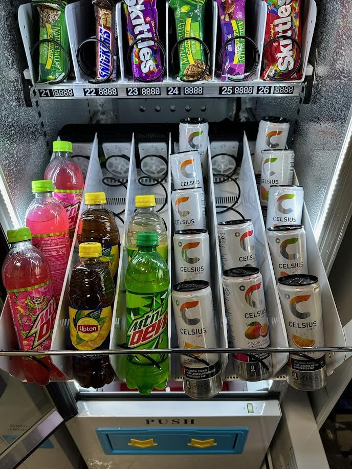 TVC Combo Vending machine with Nayax credit card reader