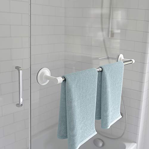 Umbra Flex Non-Damaging Towel Bar, Extends 14 to 24 Inches, Chrome