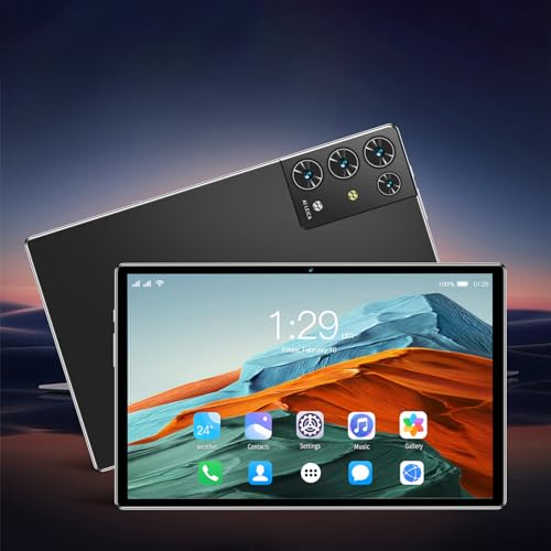 YLOMAY 10.1" Android 12Tablet PC, 4GB+64GB ROM/256G Expandable Computer Tablets, 10 Core IPS HD Ultra-Thin Screen| 2.4G+5G WiFi Bluetooth| Dual SIM Voice Calls GPS 13MP CamerasĀ