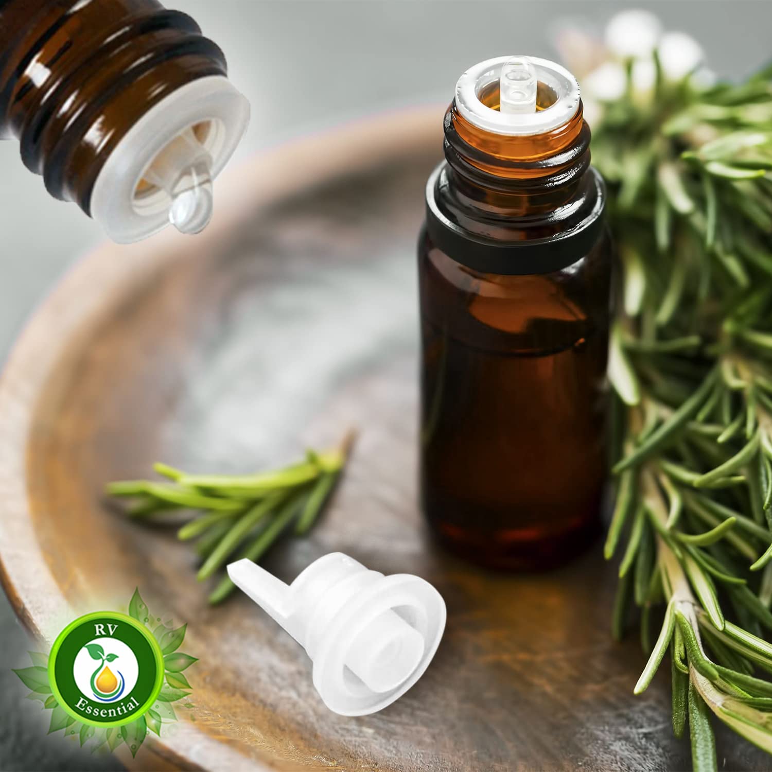 R V Essential Pure Vanilla Essential Oil 5ml (0.169oz)- Vanilla Planifolia (100% Pure and Natural Therapeutic Grade)