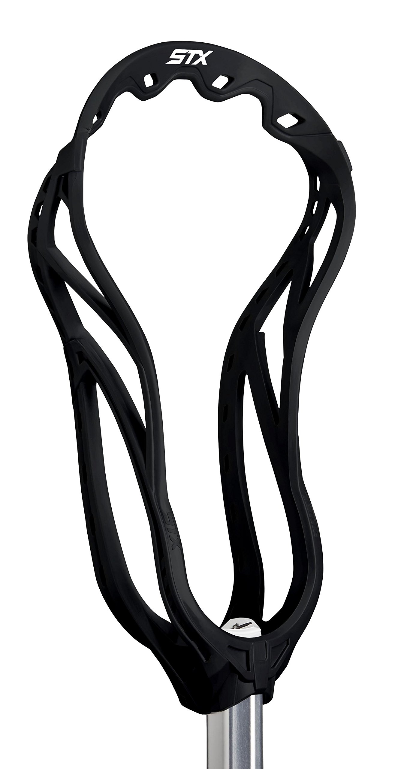 STX Lacrosse Duel U Unstrung Face-Off Lacrosse Head, White
