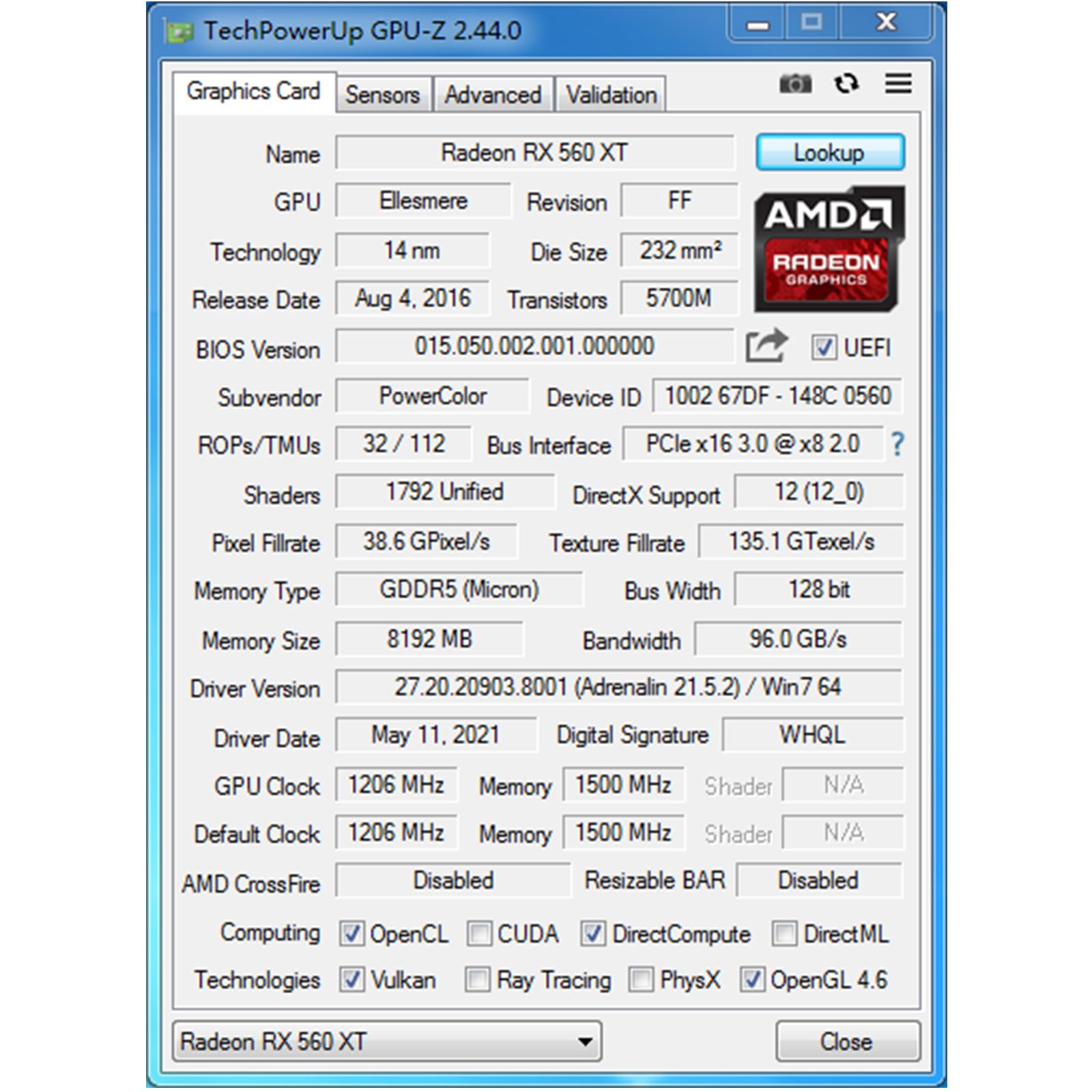 QTHREE SAPLOS Radeon RX 560 4GB GDDR5128-Bit Computer Graphics Card,DisplayPort,HDMI,DVI,Video Card for PC Gaming GPU,PCI Express 3.0 x8,DirectX 12,Support 4K