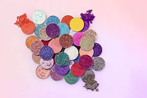 wet n wild Fantasy Makers Pigment Eyeshadow Palette, Metallic Shimmer Eye Makeup, Black Out