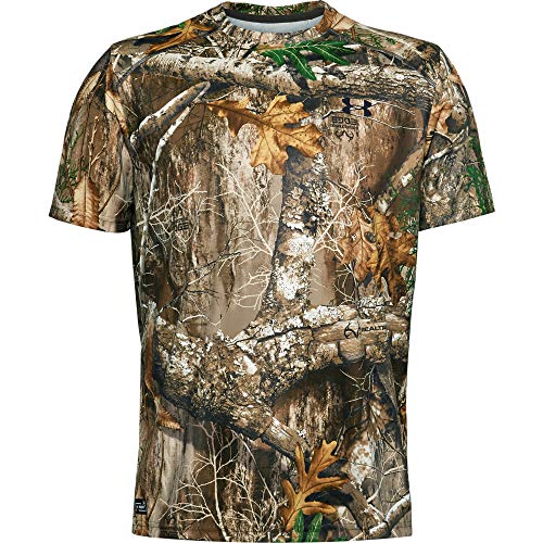 Under Armour Isochill Brushline Short Sleeve, Realtree Edge (991)/Maverick Brown, Medium