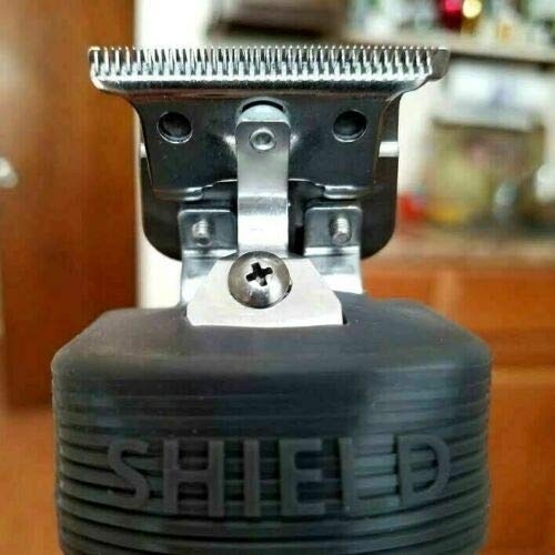 The Shield - Custom Modified Skeleton GTX Grip Cover, Compatible with Andis T-Outliner Modified Skeleton Trimmer (Black)