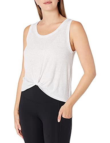 Soffe Womens Squad Knotted Muscle Top, ash Large