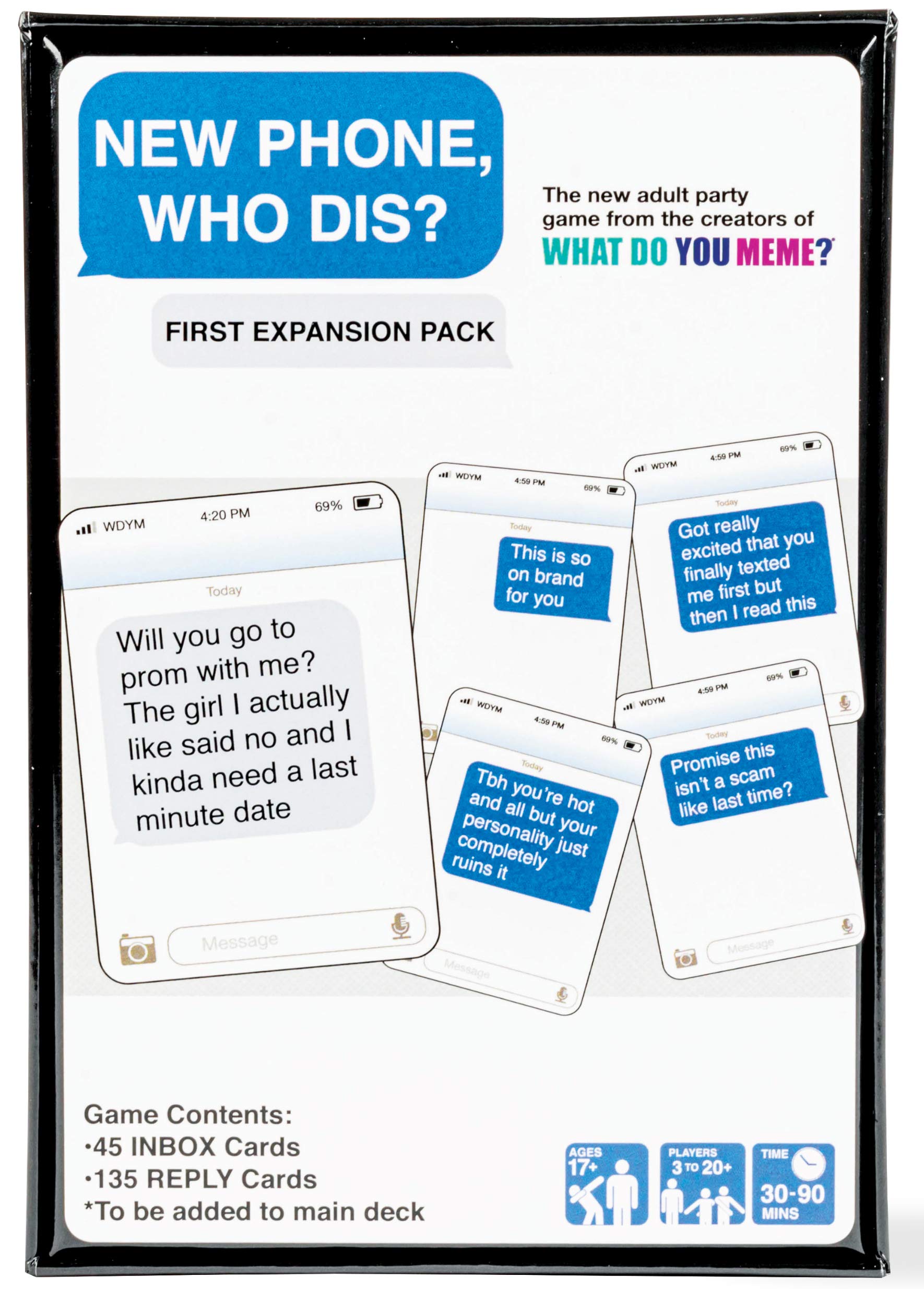 WHAT DO YOU MEME? New Phone, Who Dis? Expansion Pack - Designed to be Added to New Phone, Who Dis? Core Game