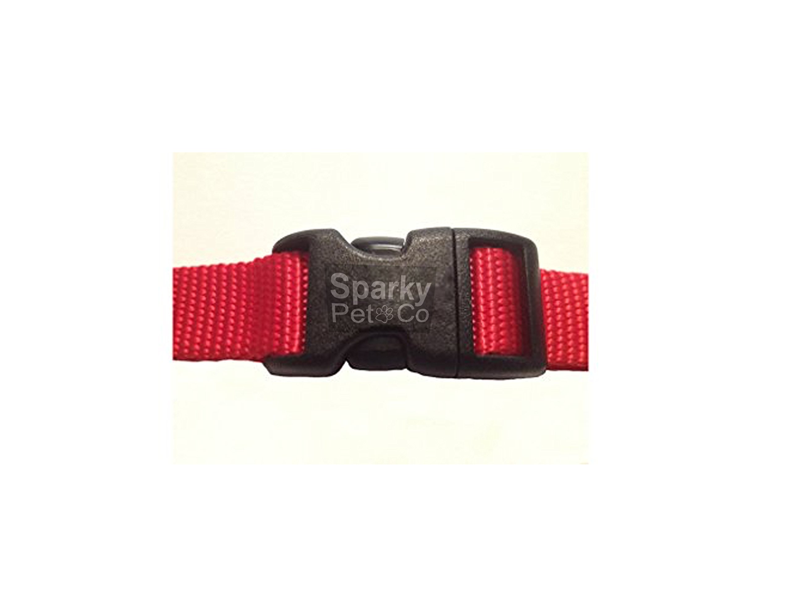 Sparky Pet Co Dog Fence Receiver Heavy Duty Replacement Strap, Red