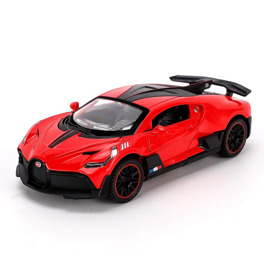 Toys car Bugatti Divo Alloy Model Car,1:32 Diecast Car Gifts for 3 to 12 Years Old