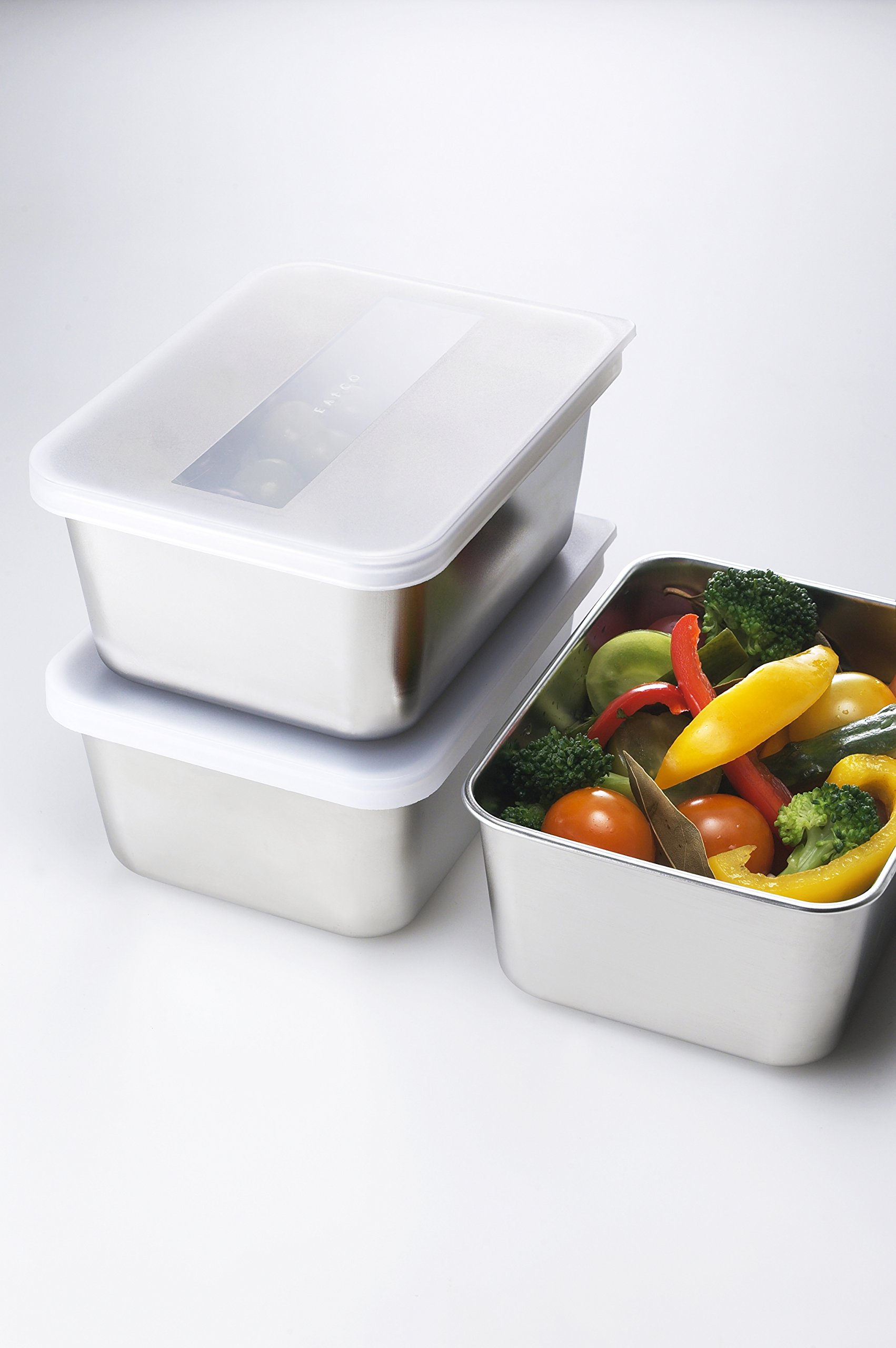 Yoshikawa EAtCO YOUKI Food Container, Silver