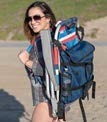 TThe Sandpacks Beach Porter is a versatile beach backpack/boogie board bag.