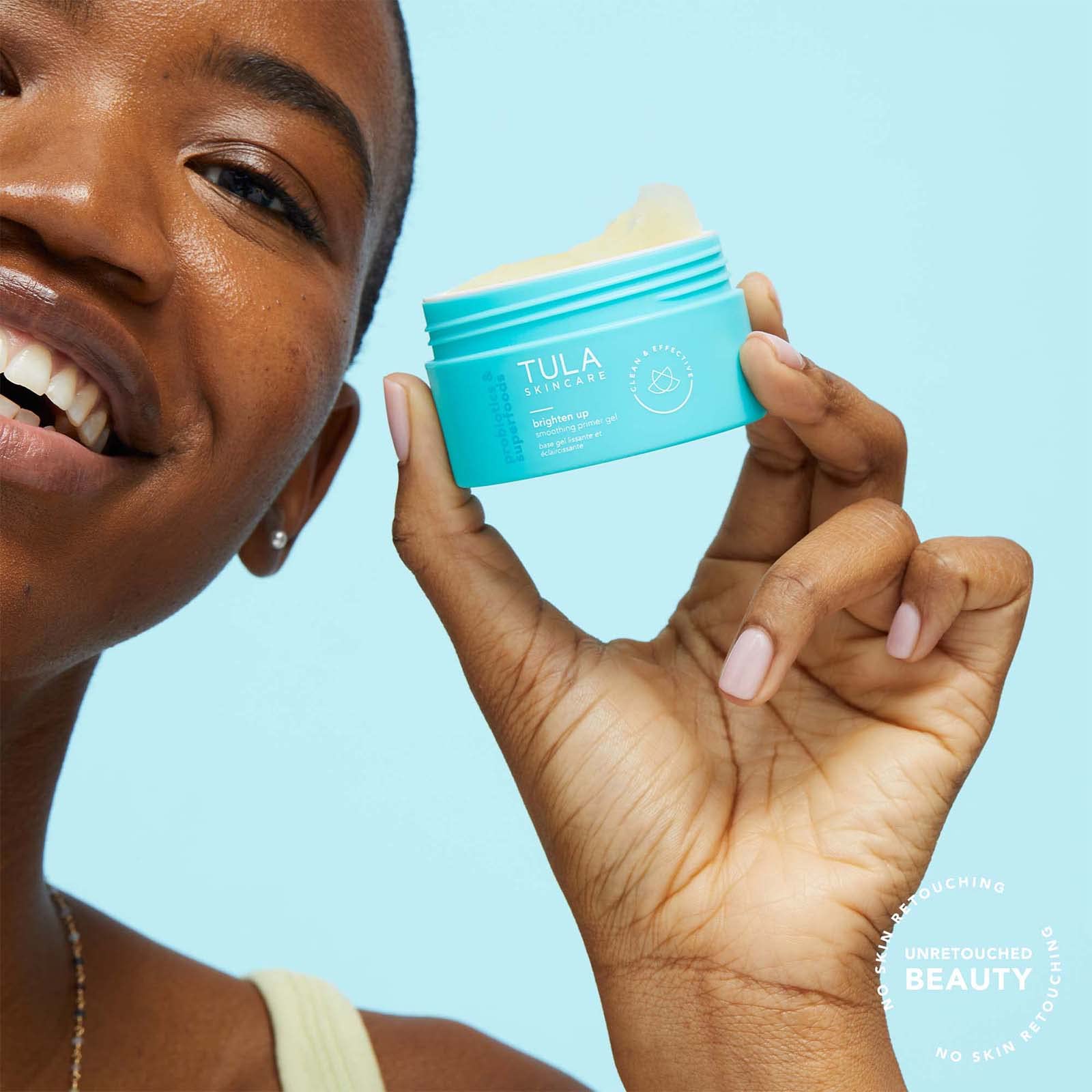 TULA Skin Care Brighten Up Smoothing Primer Gel - Silicone-Free, Non-Comedogenic Face Primer Grips Makeup, Infused with Yuzu and Willowherb, 1.41 fl oz.
