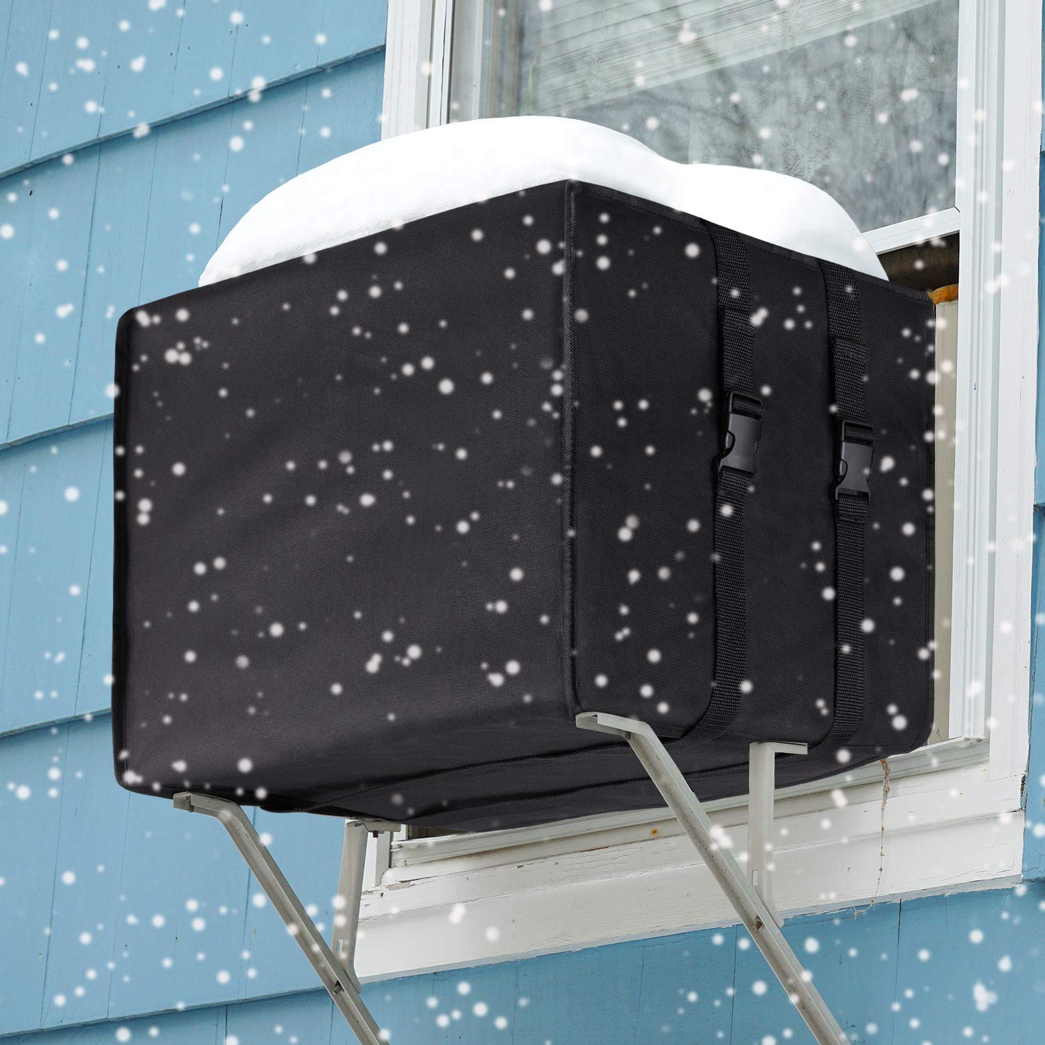 UNUN Window Air Conditioner Cover Outdoor ,AC Unit Covers for Outside Fits up tp 27.5W x 19H x 25D inches