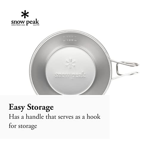 Snow Peak Stainless Steel Sierra Cup, Cooking Measuring Cup