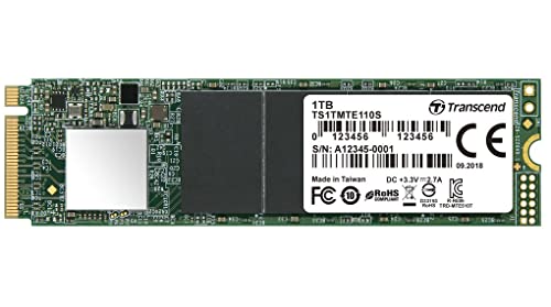 Transcend TS1TMTE110S 1TB M.2 NVMe PCIe Gen3x4 MTE110S SSD Internal Solid State Drive