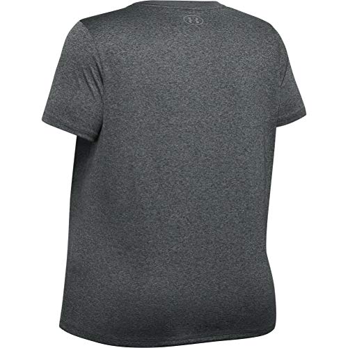 Under Armour Women's UA Tech Short Sleeve 3X Gray