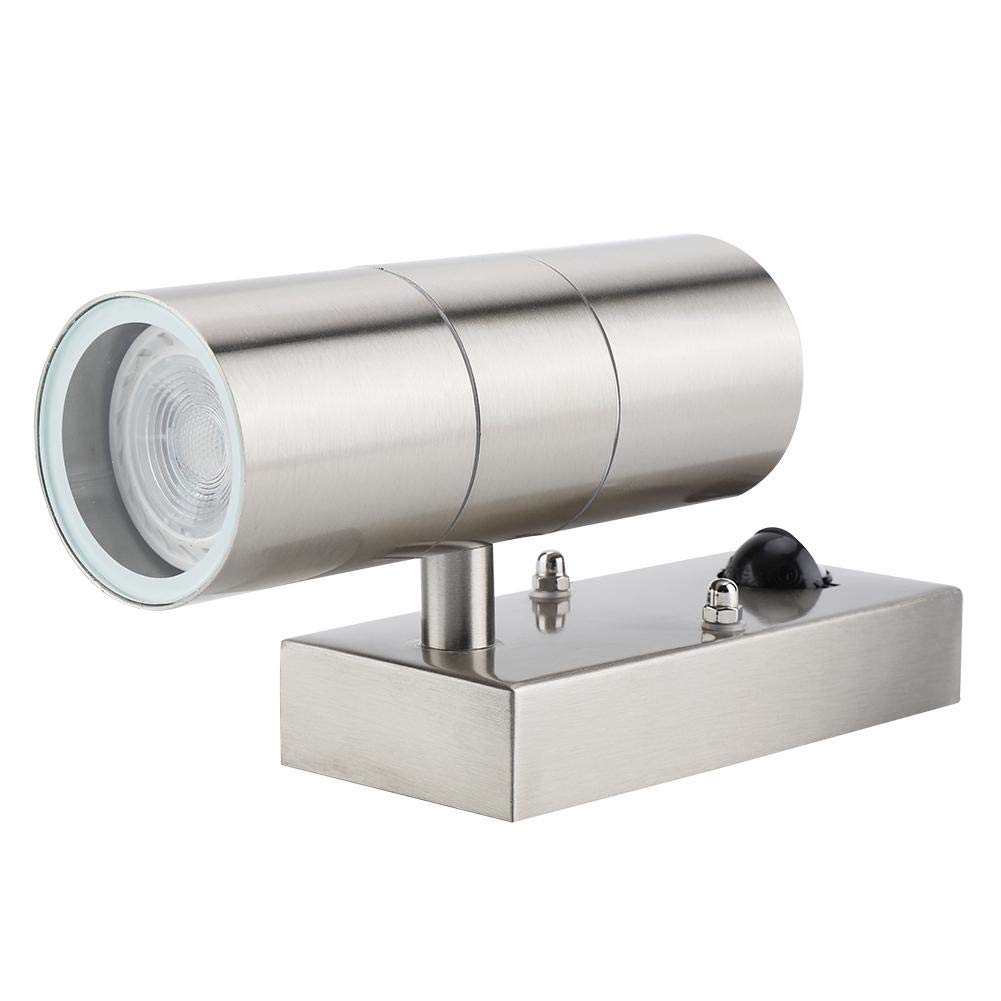 Up and Down Wall Light, LED Aluminum Waterproof Wall Lamp Human Body Infrared Sensor PIR Wall Lights for Indoor Outdoor Home Garden Lawn