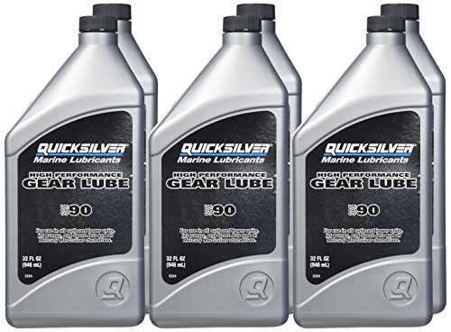 Quicksilver 92-858064Q01-6PK High Performance Gear Lube (6/1Qt)