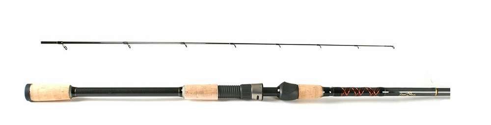 Star Rods SK817FT76G 7.5-Foot Seagis In-Shore Spinning Rod with 8 to 17-Pound Line Weight, Medium Action, Black Finish