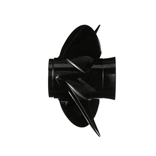 Quicksilver Nemesis 4-Blade Aluminum Propeller, 14" dia x 19" pitch, Right Hand