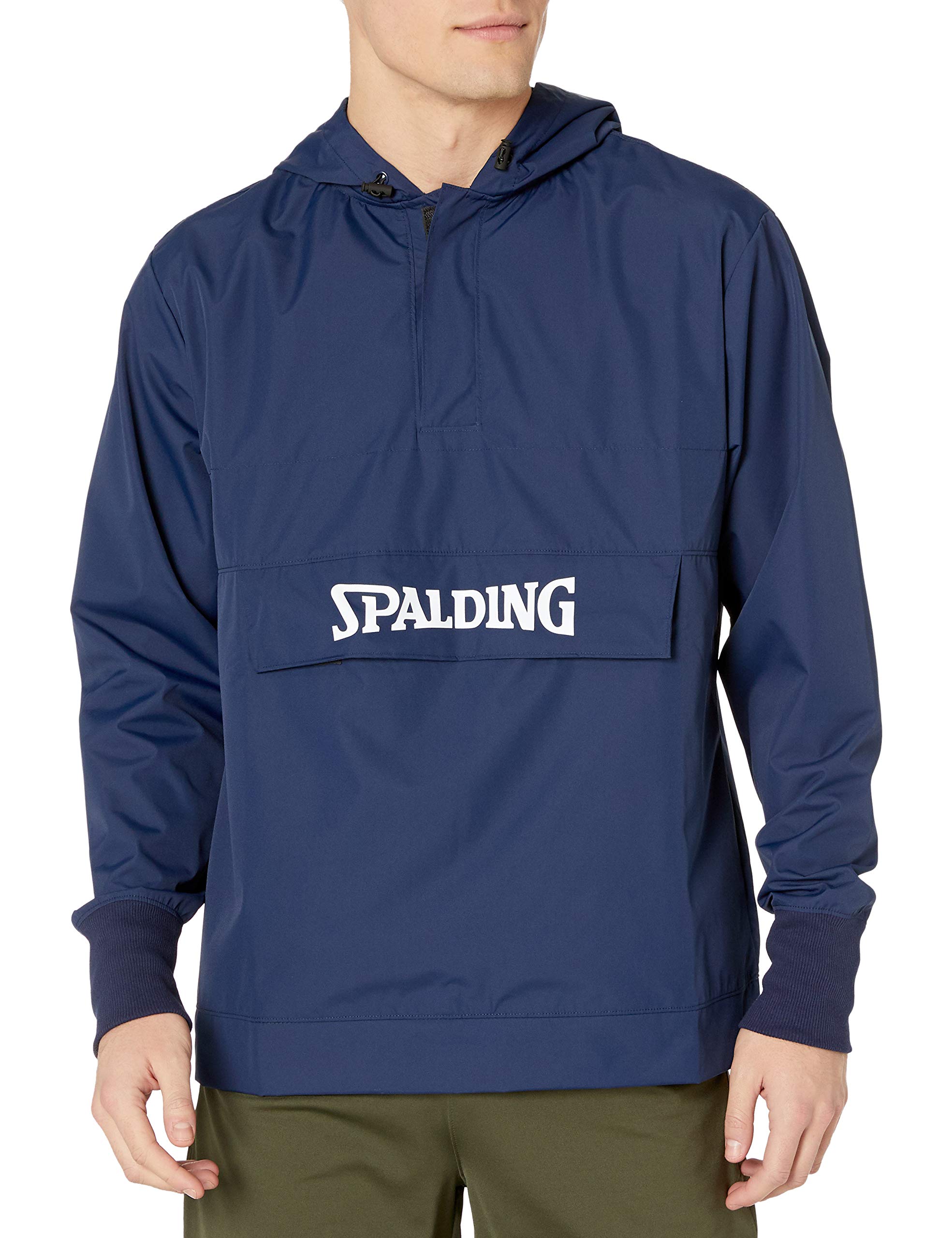 Spalding Men's Varsity Pullover Hoodie, Peacoat, XL