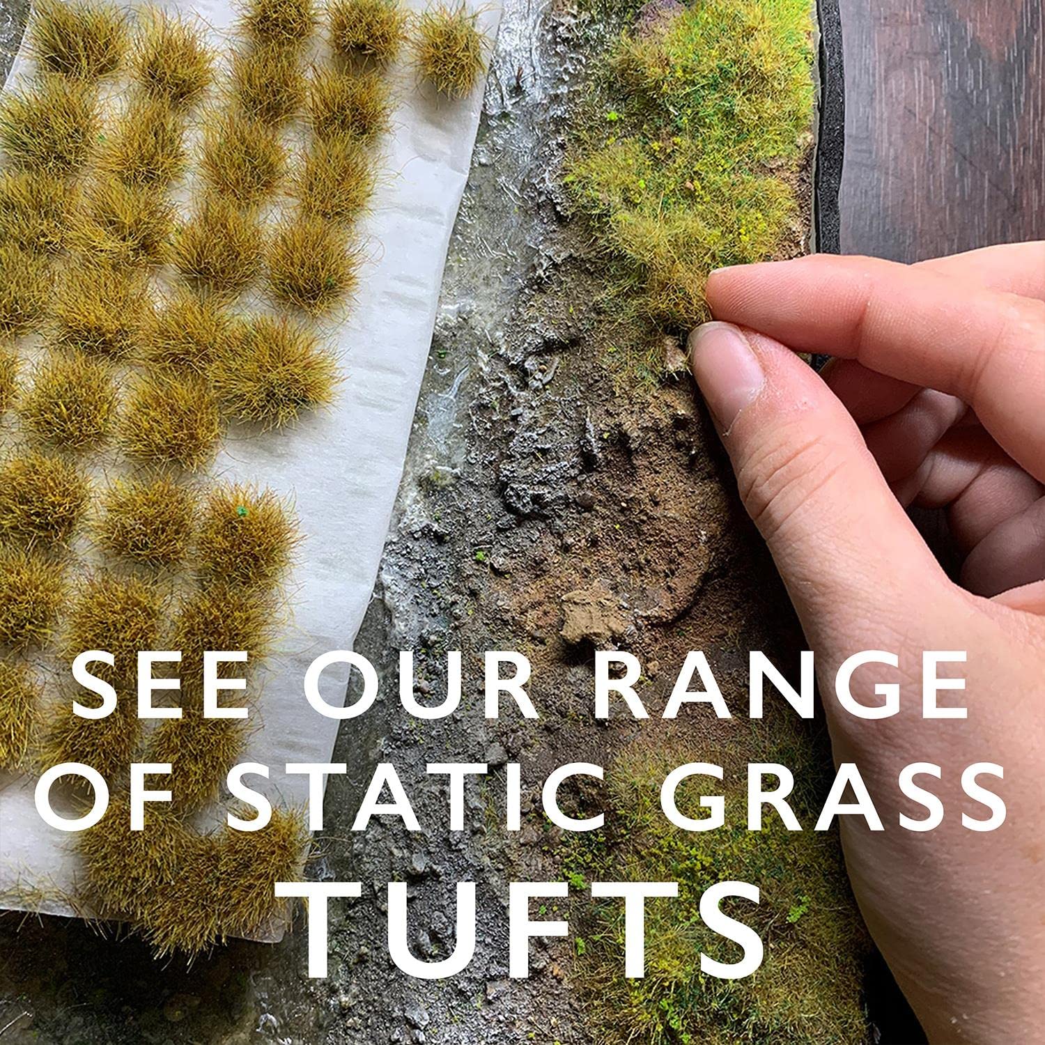 WWScenics | 12mm Summer Static Grass | 100g | WSG12-013 | Realistic Model Scenery Material