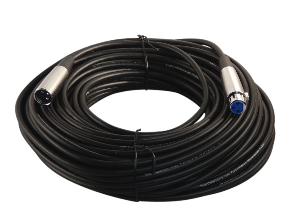 Your Cable Store 100 Foot XLR 3 Pin Male/Female Microphone Cable
