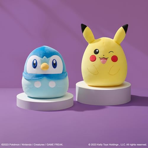 Squishmallows Pokemon 14-Inch Pikachu Plush - Add Pikachu to your Squad, Ultrasoft Stuffed Animal Large Plush, Official Kelly Toy Plush