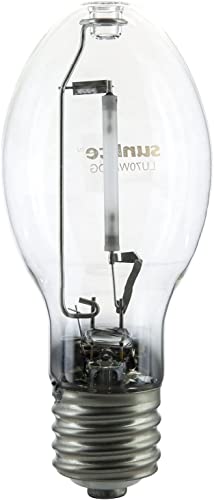 Sunlite 03625-SU LU70/MOG 70 Watt High Pressure Sodium Light Bulb, Mogul Base (E39), ANSI Code S62, 6300 Lumen, 24000 Life Hours, Clear, 2100K