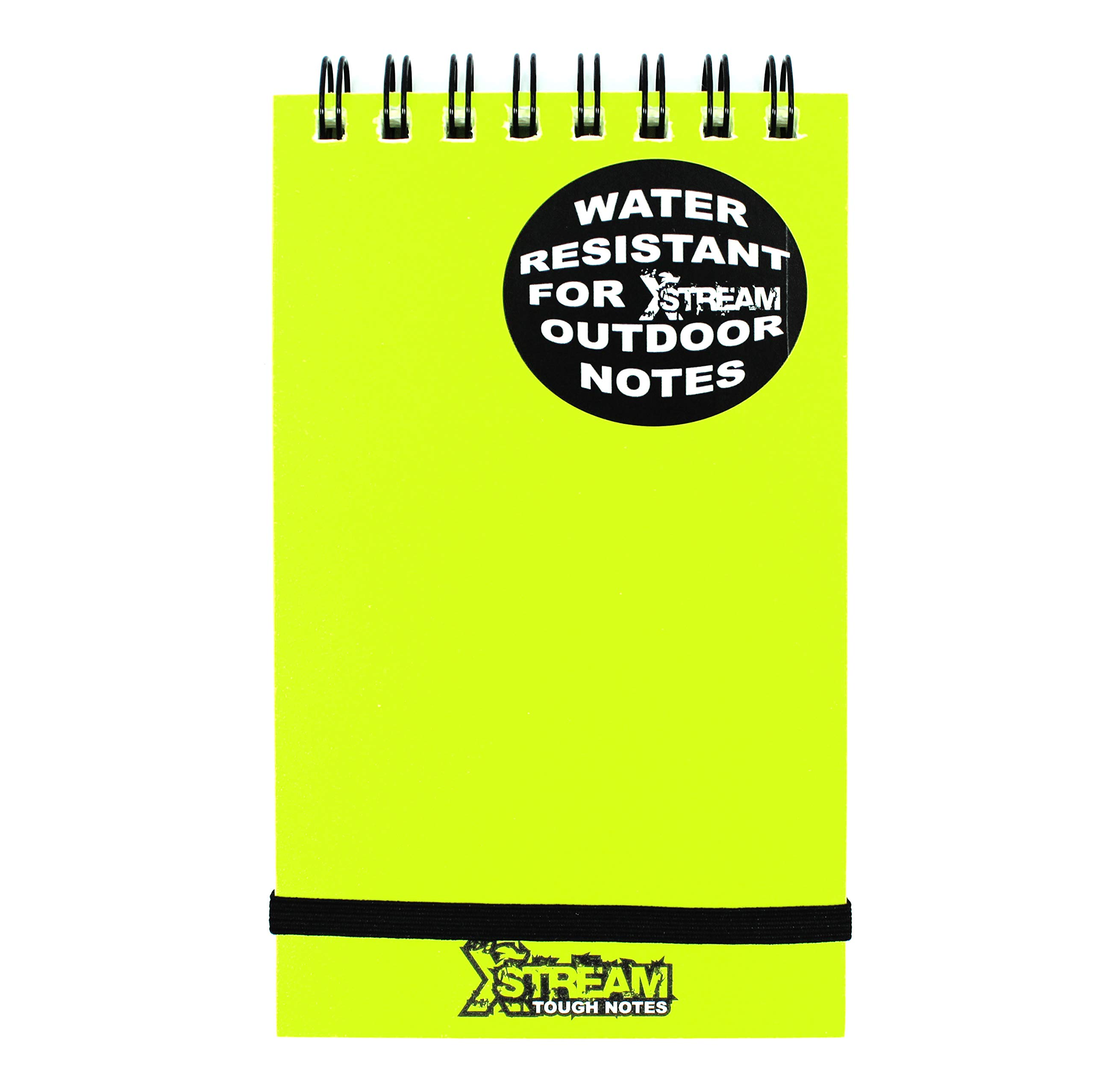 Silvine Wirebound Waterproof Pocket Notebook with Water Resistant Paper,Yellow,5x3" 96 Pages of 90gsm