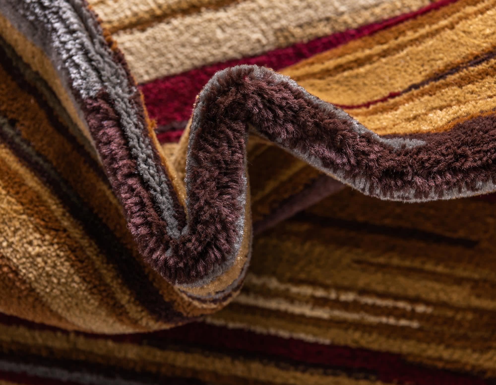 Unique Loom Barista Collection Area Rug - Icatu (7' 10" Square, Beige/ Brown)
