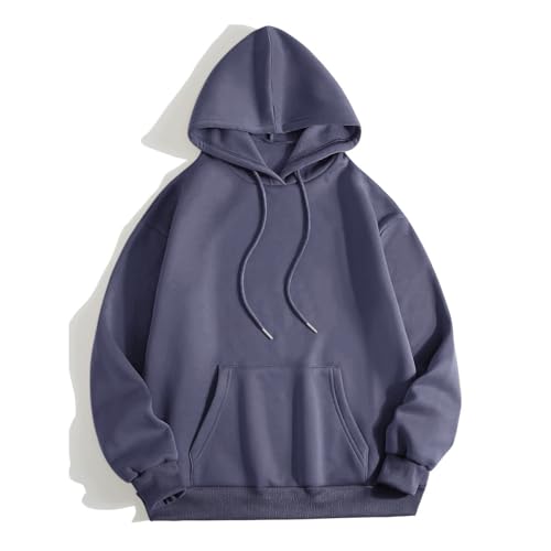 Uscharm Letter Graphic Print Hoodies for Women Oversized Casual Long Sleeve Pullover Tops Drawstring Fall Sweatshirts with Pockets