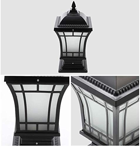 Zhangl LED Column Headlights, Outdoor Courtyard Wall Lights, Gate Pillars, Outdoor Waterproof Villas, Wall Headlights, Ultra-Bright Home, Pathway Garden Light Deck Path Lawn Backyard